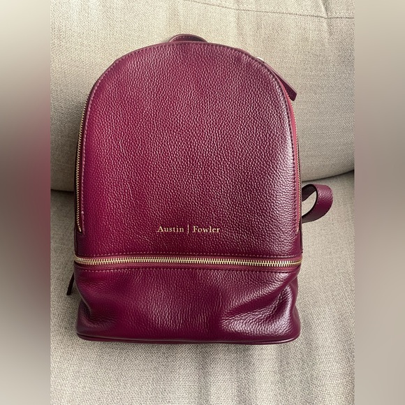 Bags | Austin Fowler Backpack Sarah Mini Backpack In Mulberry Pebbled ...